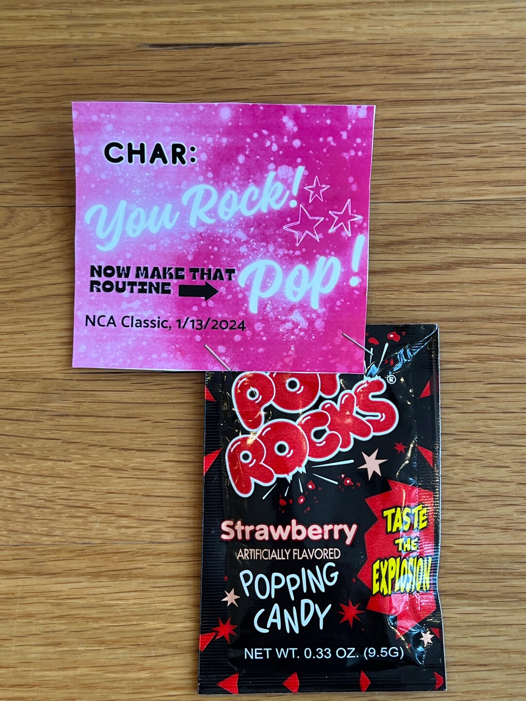 Cheer Team Pop Rocks Gift Tags: Competition Treat (digital Download) - Etsy