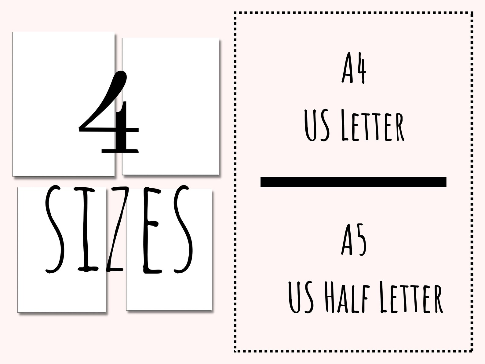 2024 2025 2026 Undated Monthly Calendar Bundle, Overview, Review, Jan ...