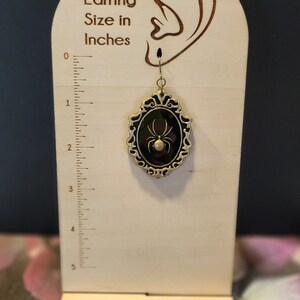 Gold Spider in Frame Earrings | Spider | Gothic Style | Dark Aesthetic ...