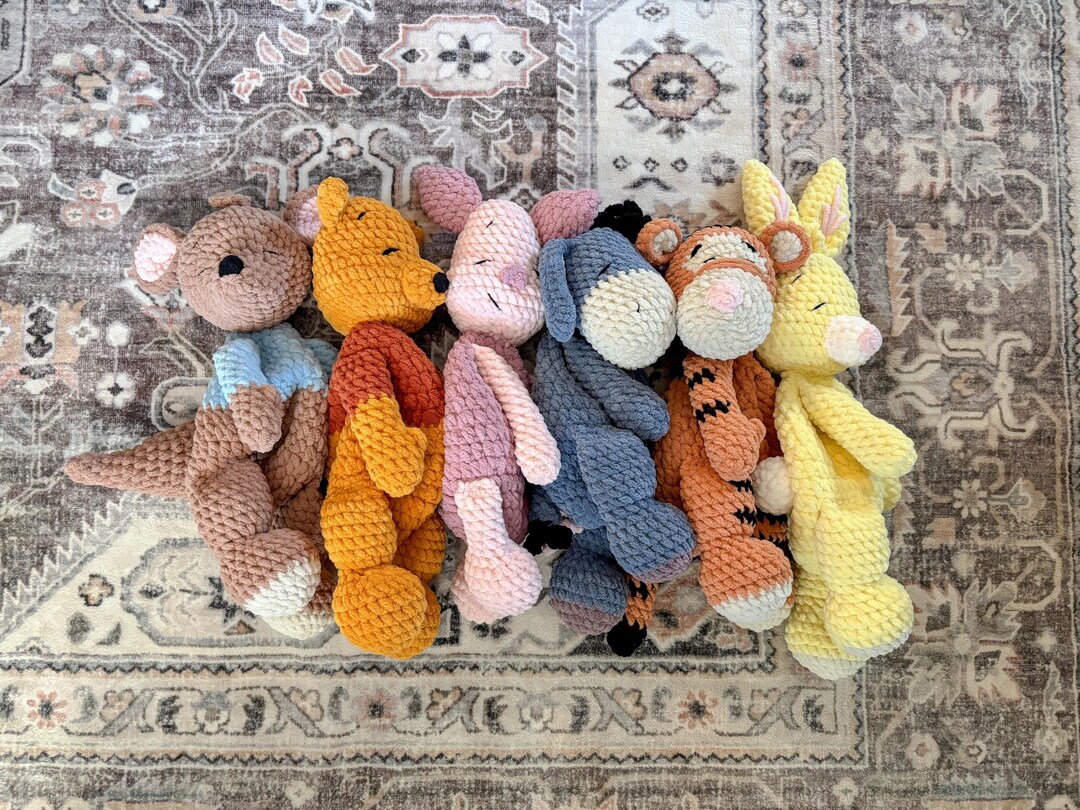 Hundred Acre Woods Friends | Handmade Lovey | Vintage Winnie the Pooh ...