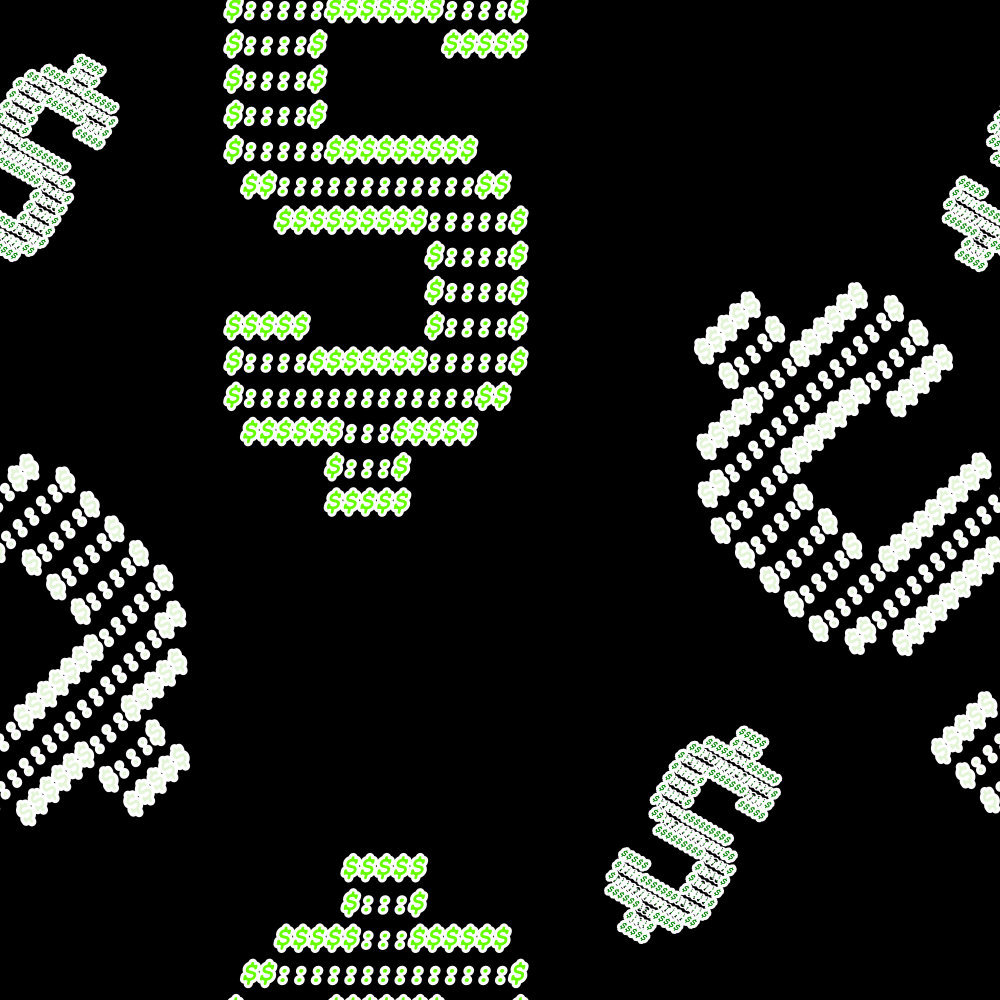 ASCII Dollar Sign Duffel Bag for Travel Unique Pattern Money - Etsy