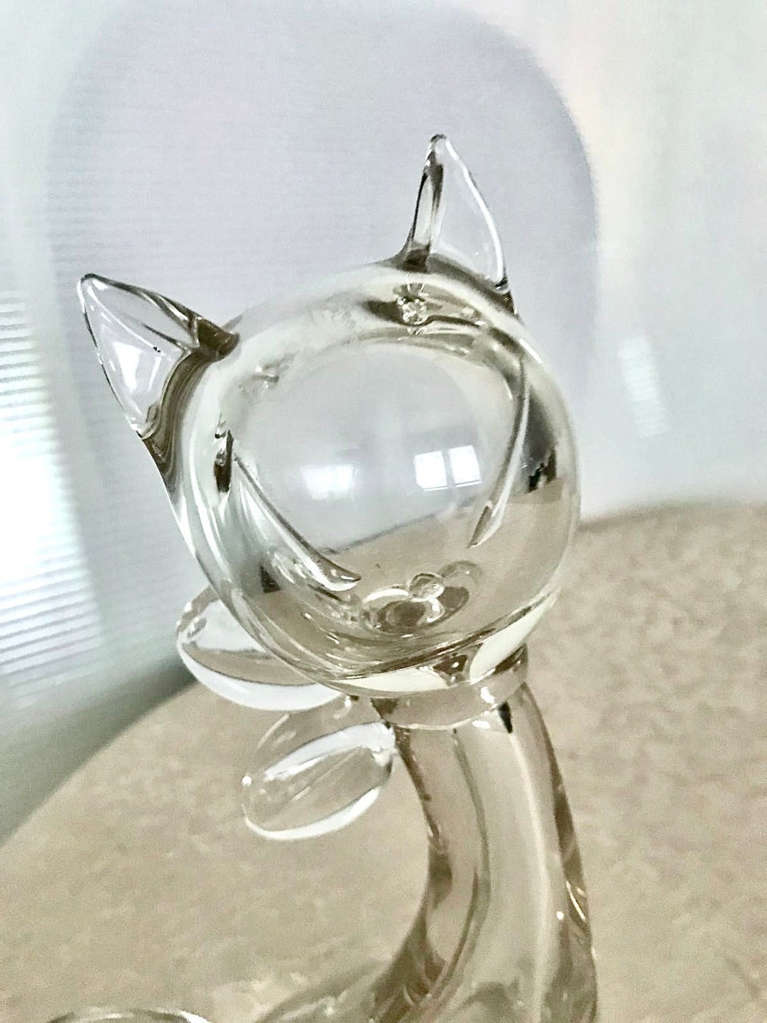 Vintage Murano Translucent Cat Sculpture Smoked Glass, Circa 1960, Gift ...