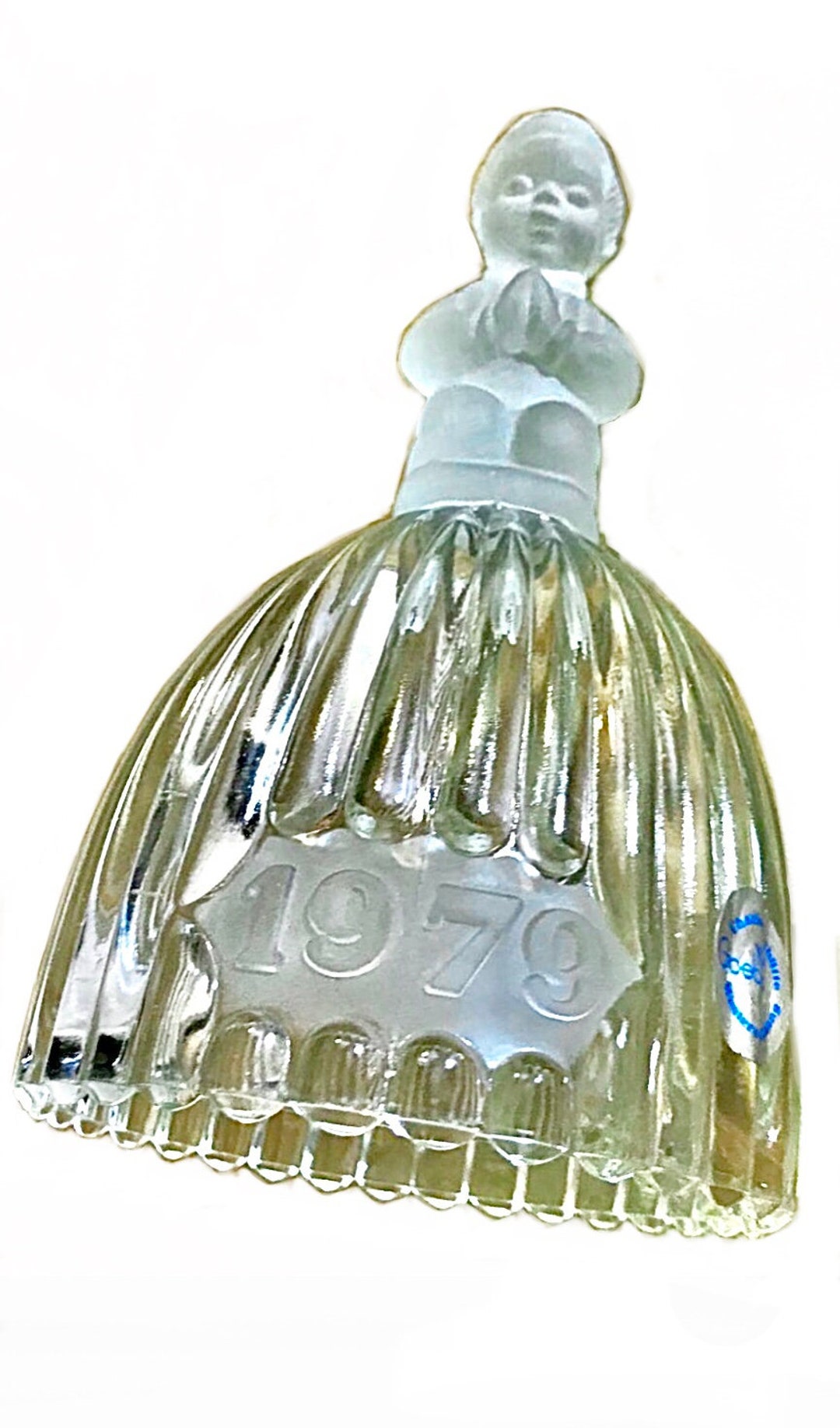 1978 Goebel Crystal Glass Bell Kneeling and Praying Child 1st Edition ...