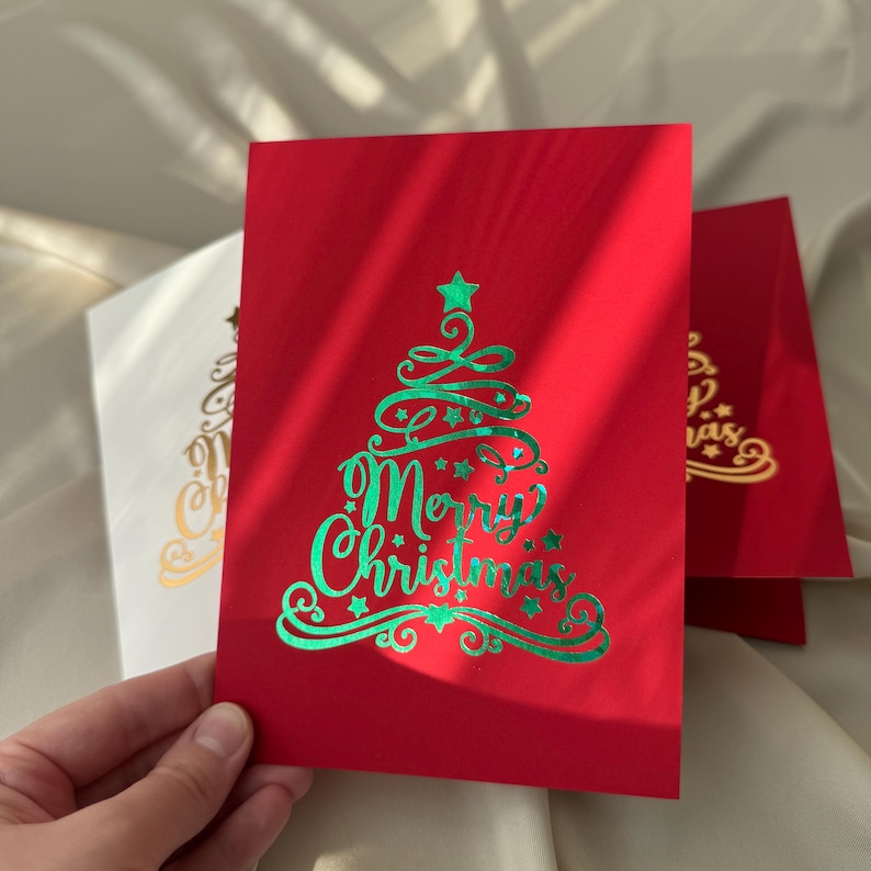 Personalized Christmas Card - Custom Holiday Greeting Card With Name ...