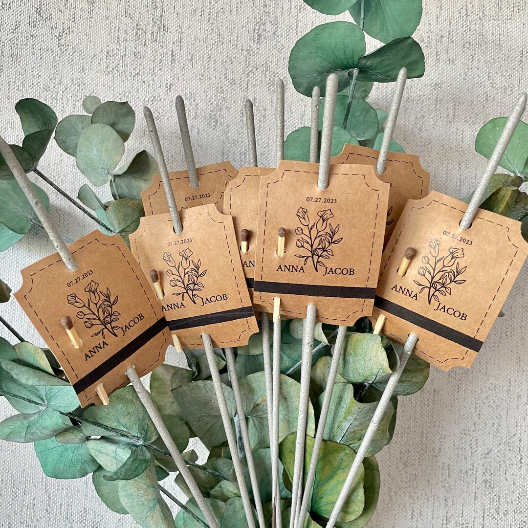 Personalized Sparkler Tag for Wedding, Party, Engagement and ...