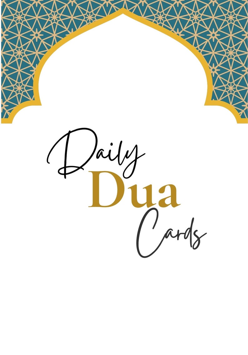 Dua Cards | Duas for Kids and Adults | Islamic Dua Flashcards ...