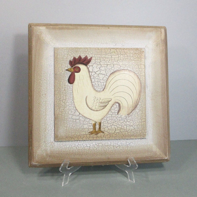 Primitive Rooster - Etsy