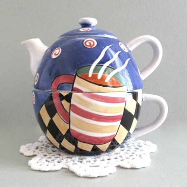 Whimsical Teapot - Etsy