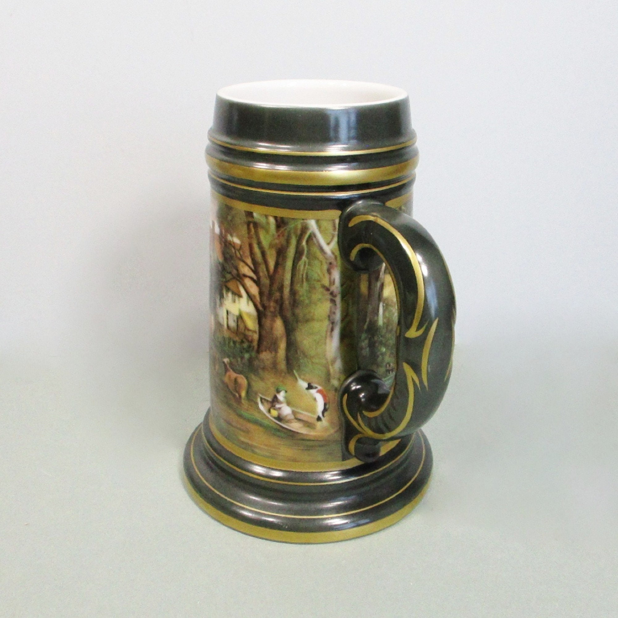 Vintage Collectible German Porcelain Beer Stein Mug . Gerold Porzellan ...