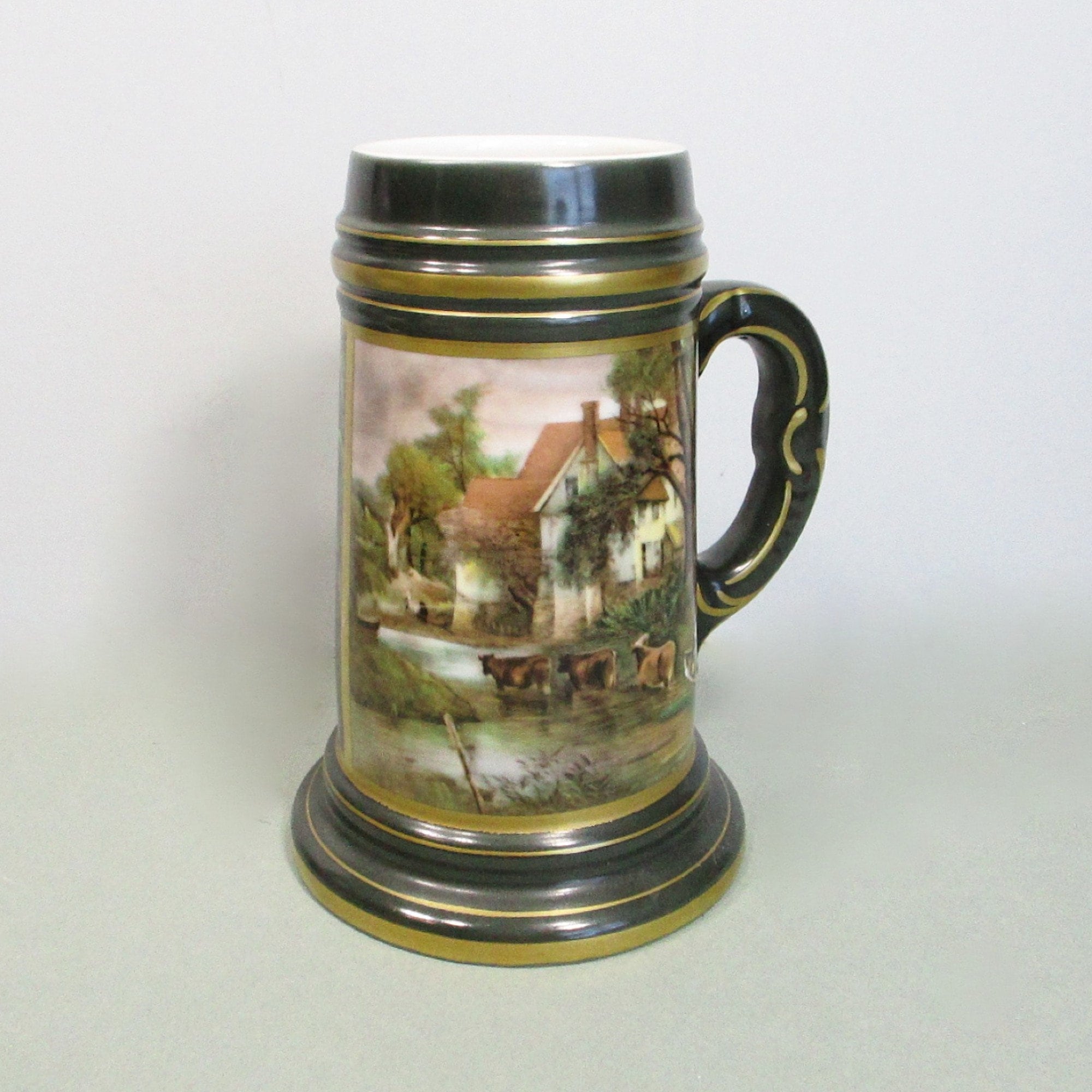 Vintage Collectible German Porcelain Beer Stein Mug . Gerold Porzellan ...