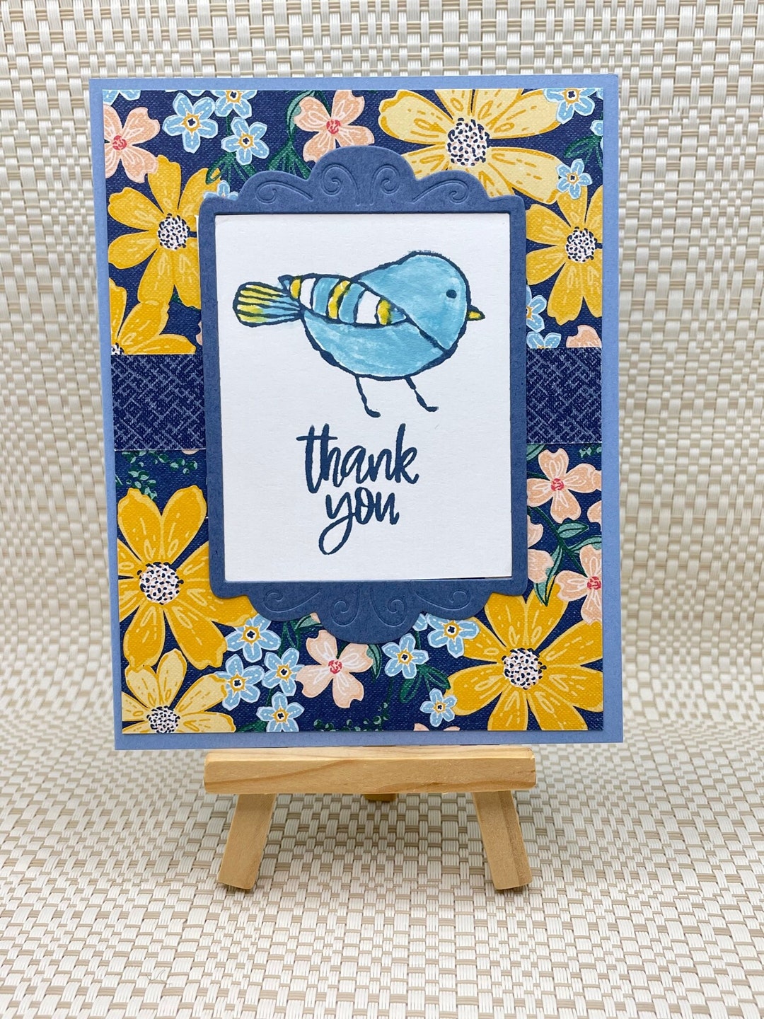 Little Bird Thank You Card - Etsy