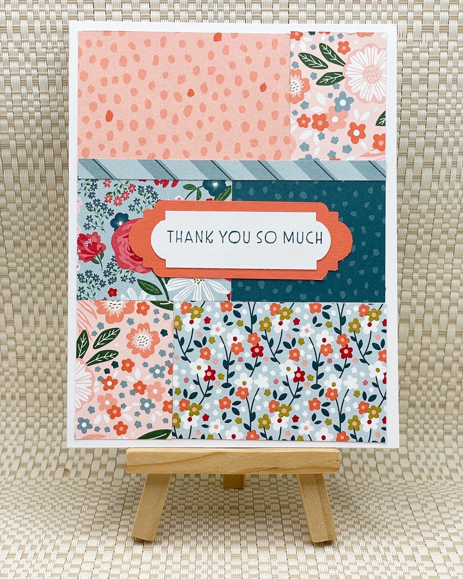 Set of 3 Floral Handmade Cards - Etsy