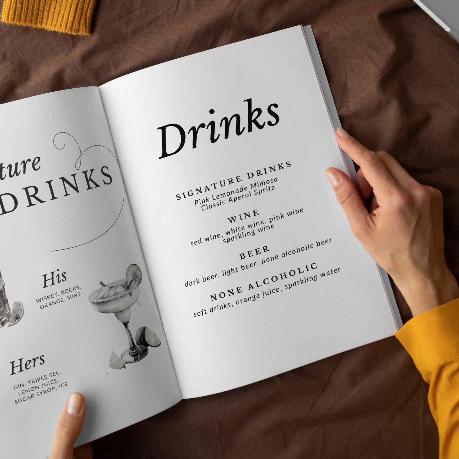 50 Pages Wedding Day Magazine Template Canva | Ceremony Programs ...
