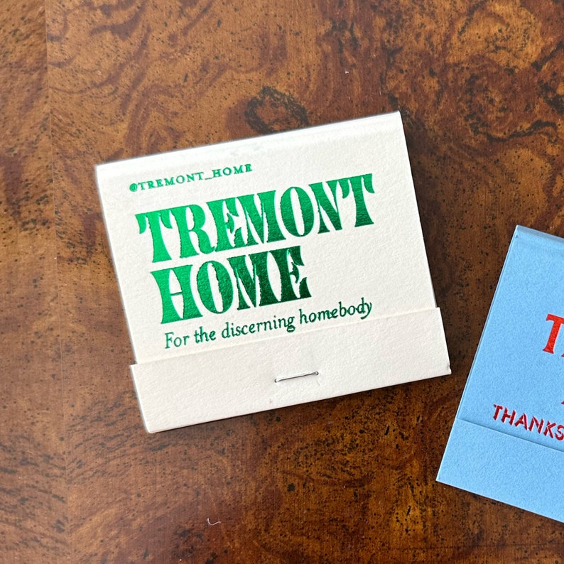 Digital Customizable Matchbook Template - Etsy