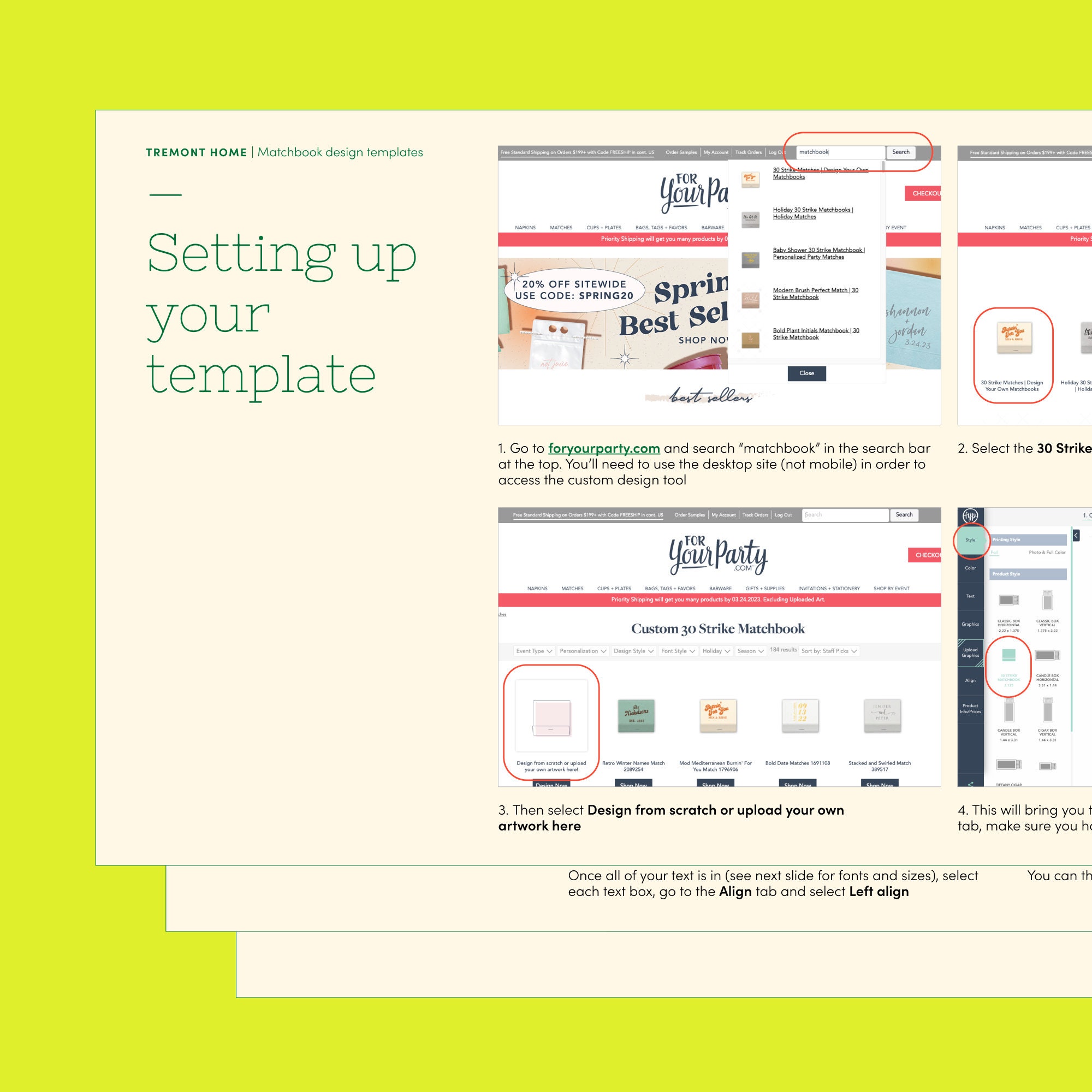 Digital Customizable Matchbook Template - Etsy
