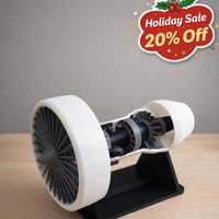 Aviation Jet Engine Desk Clock - Etsy