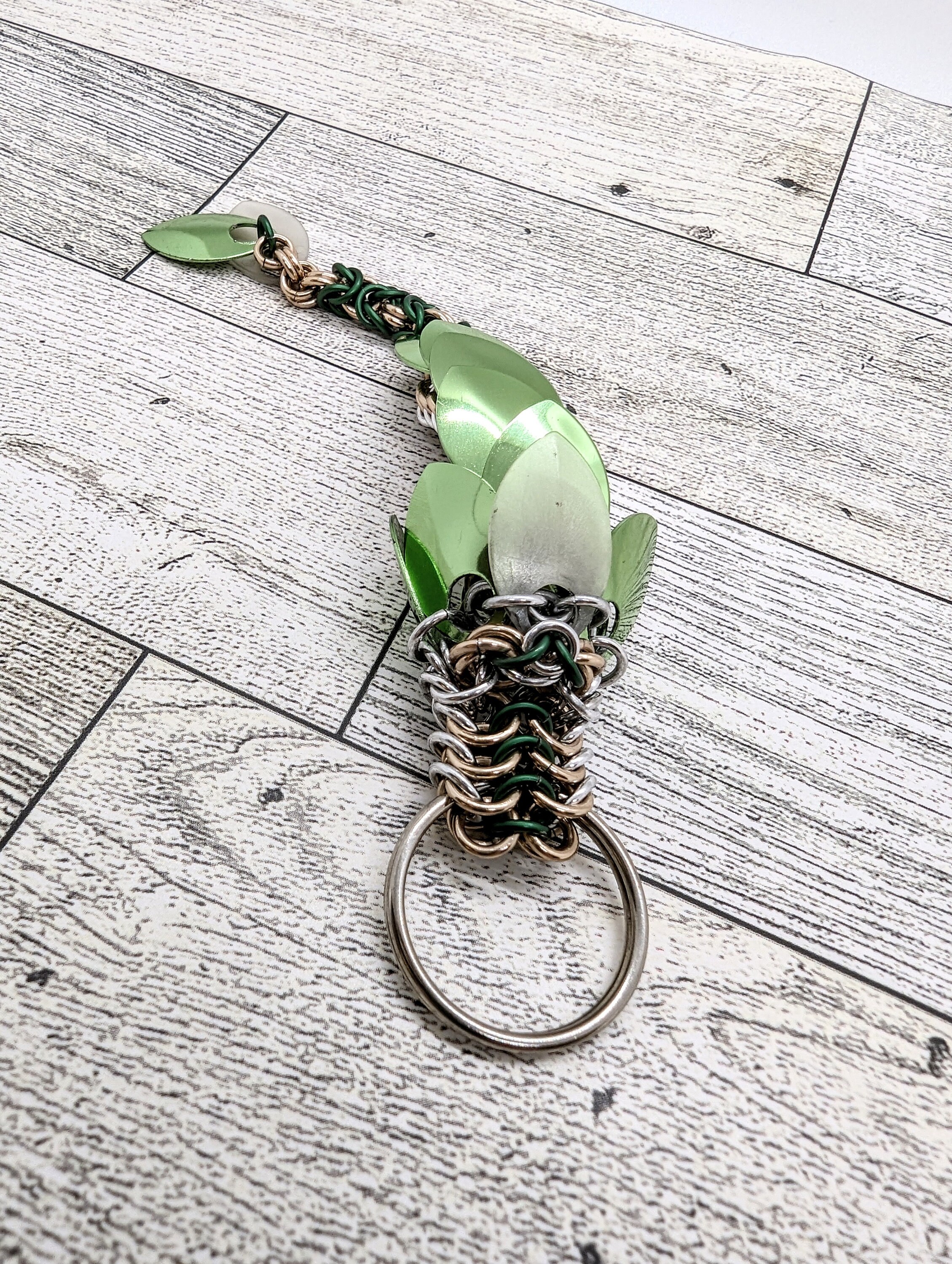Lucky Chainmaille Dragon Key Chains - Etsy