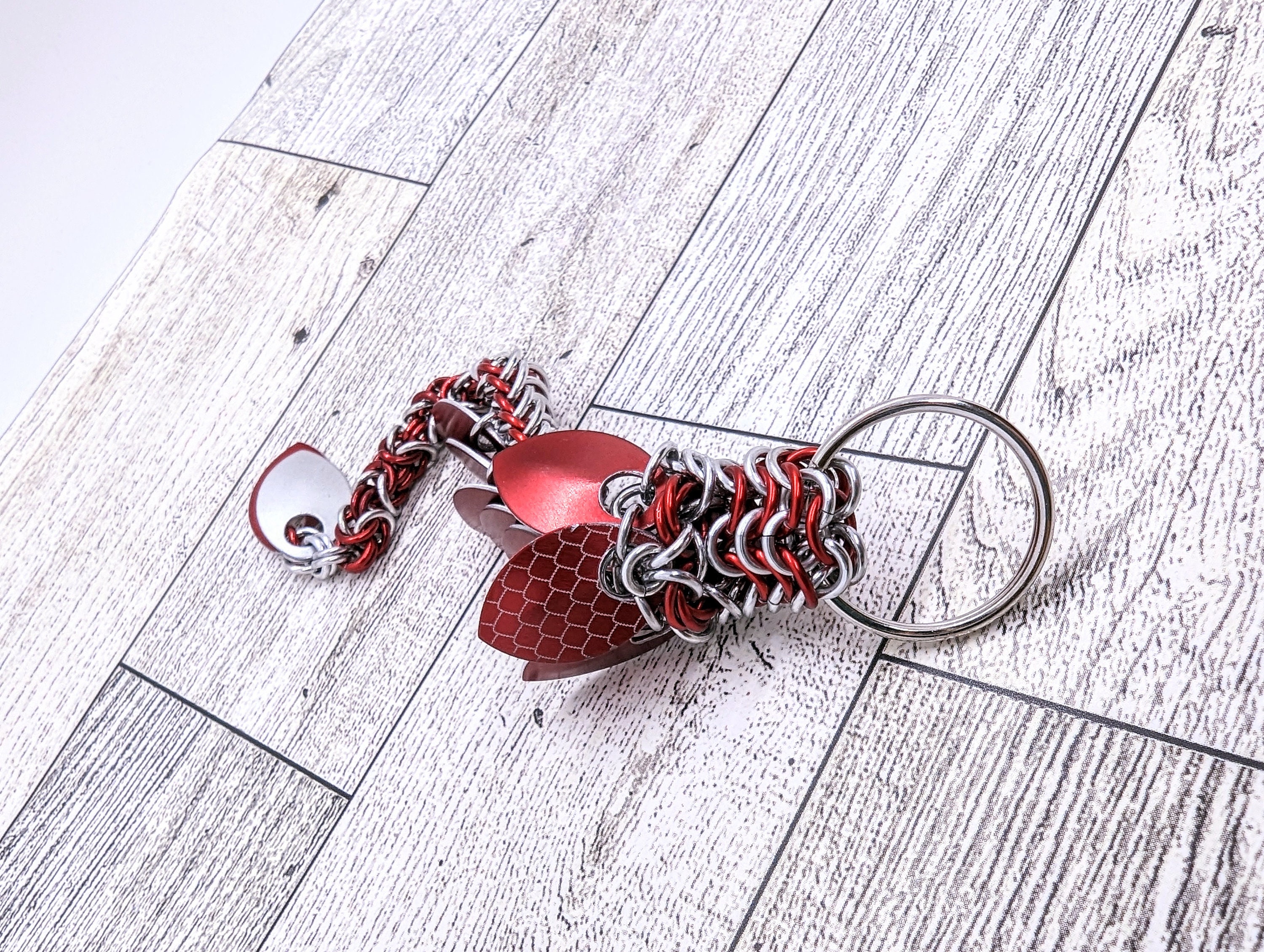 Lucky Chainmaille Dragon Key Chains - Etsy