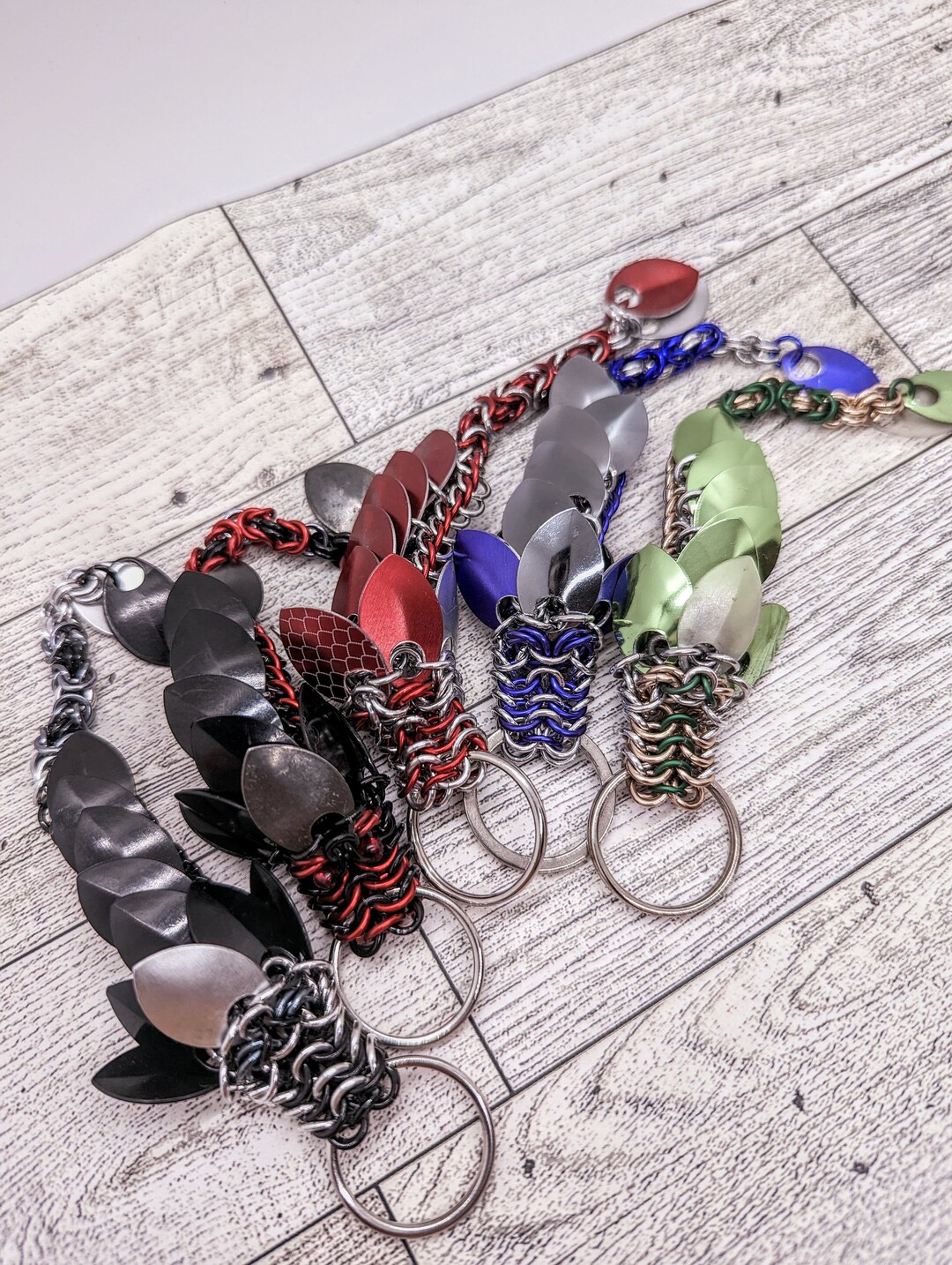 Lucky Chainmaille Dragon Key Chains - Etsy