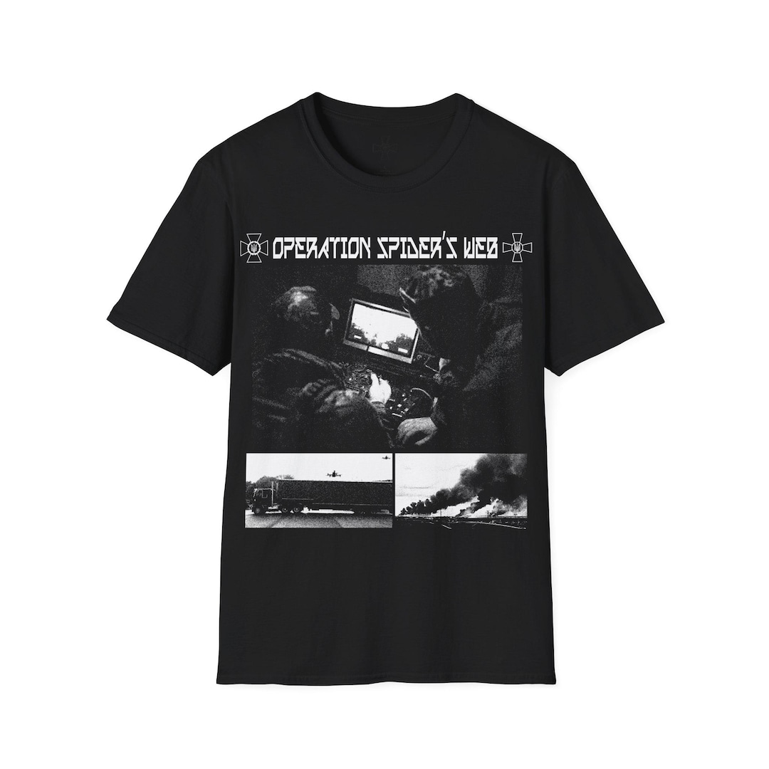 Operation Spider Web T-shirt, Insignia, ZSU, HUR, Ukraine Military ...