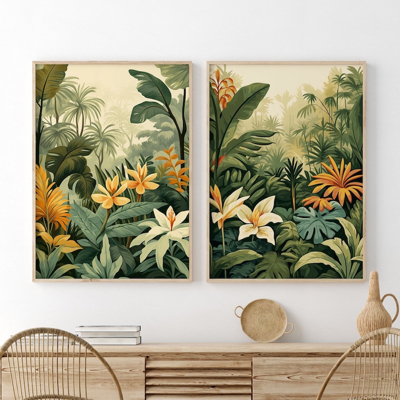 Tropical Wall Art - Etsy