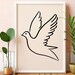 Pigeon Wall Art Print Henri Matisse Style Minimalist Modern Boho Poster ...
