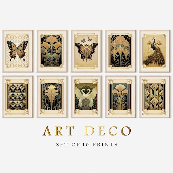 Art Deco Prints - Etsy