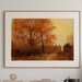 Antique Autumn Painting, Moody Fall Wall Art, Autumn Landscape Art ...