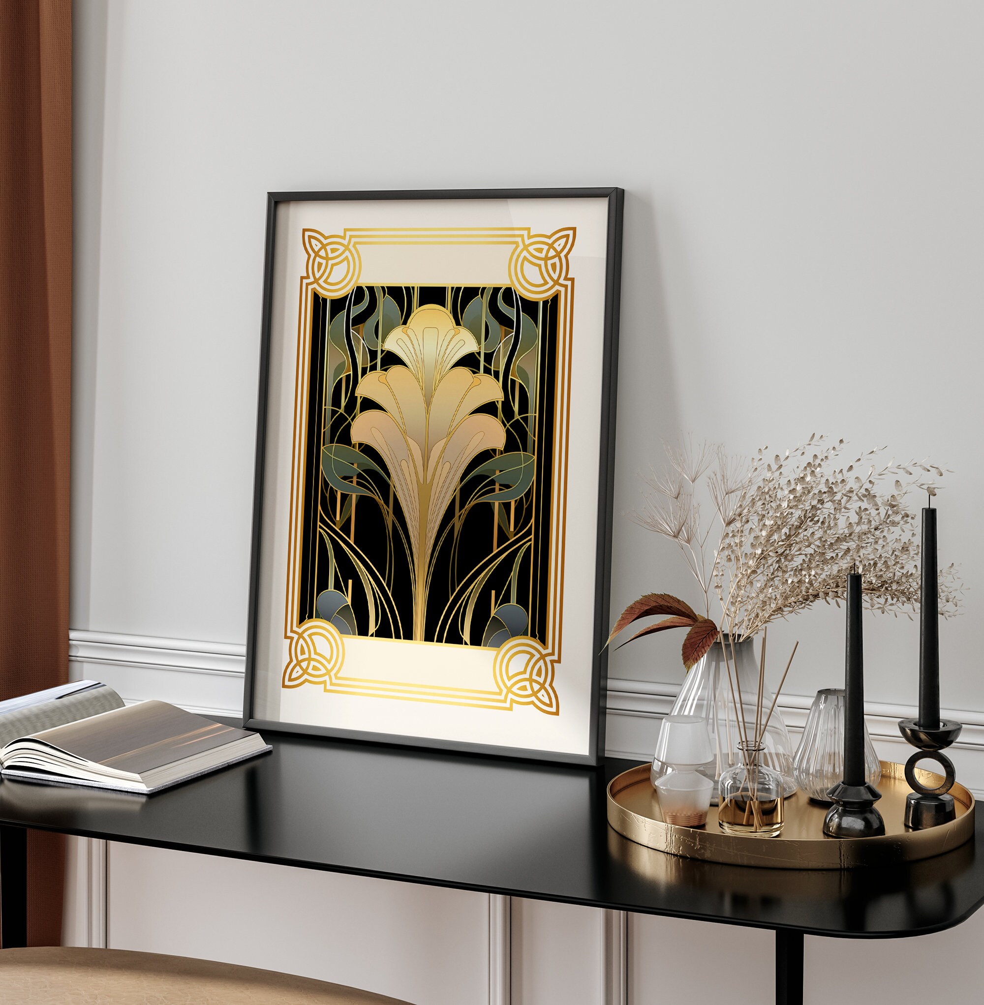 Art Deco PRINTABLE Wall Art Trendy Print Vintage Style Poster Art Deco ...