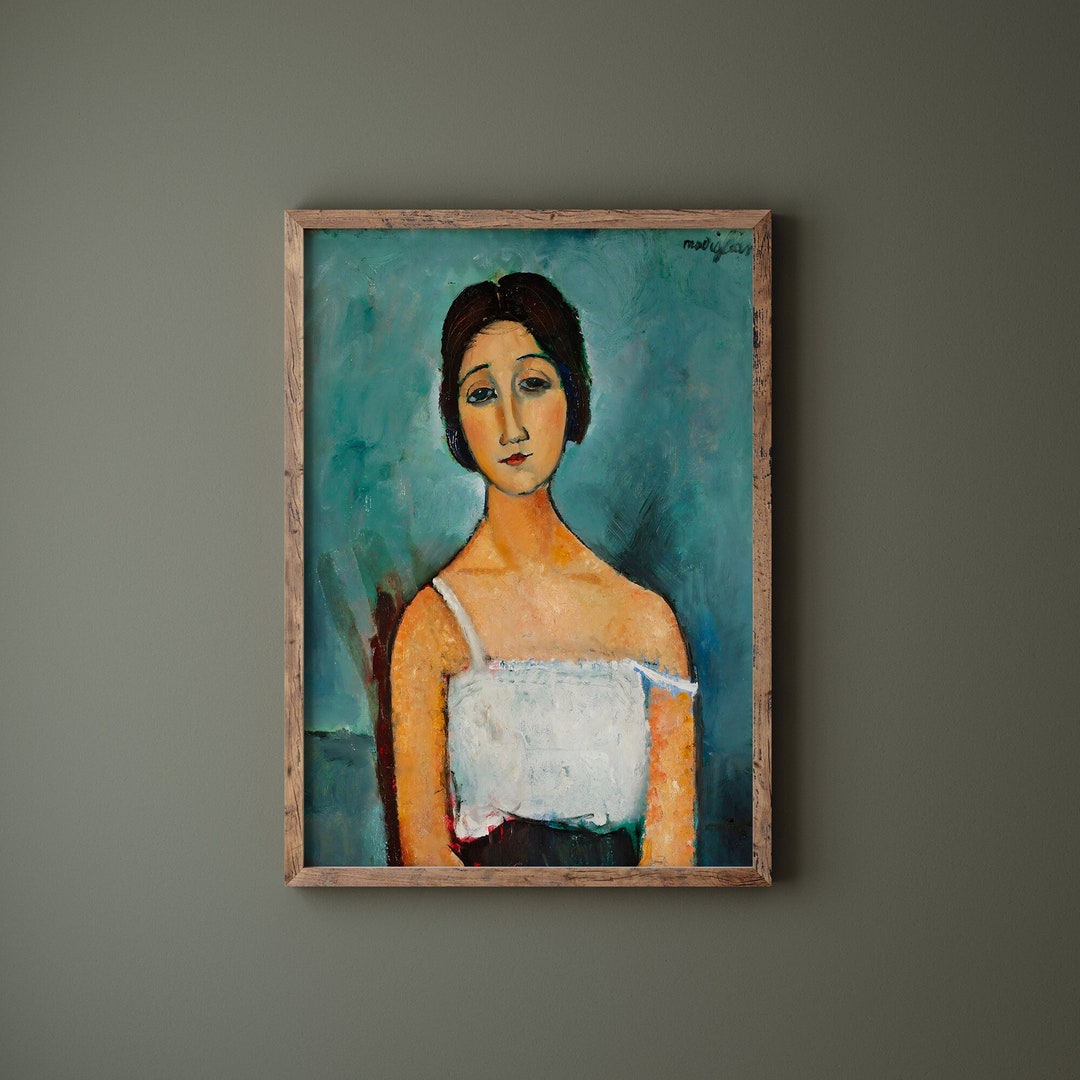 PRINTABLE Modigliani Print Amedeo Modigliani Woman Vintage Portrait ...