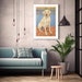 White Labrador Wall Art Print, Dog Painting, Labrador Portrait, Animal ...