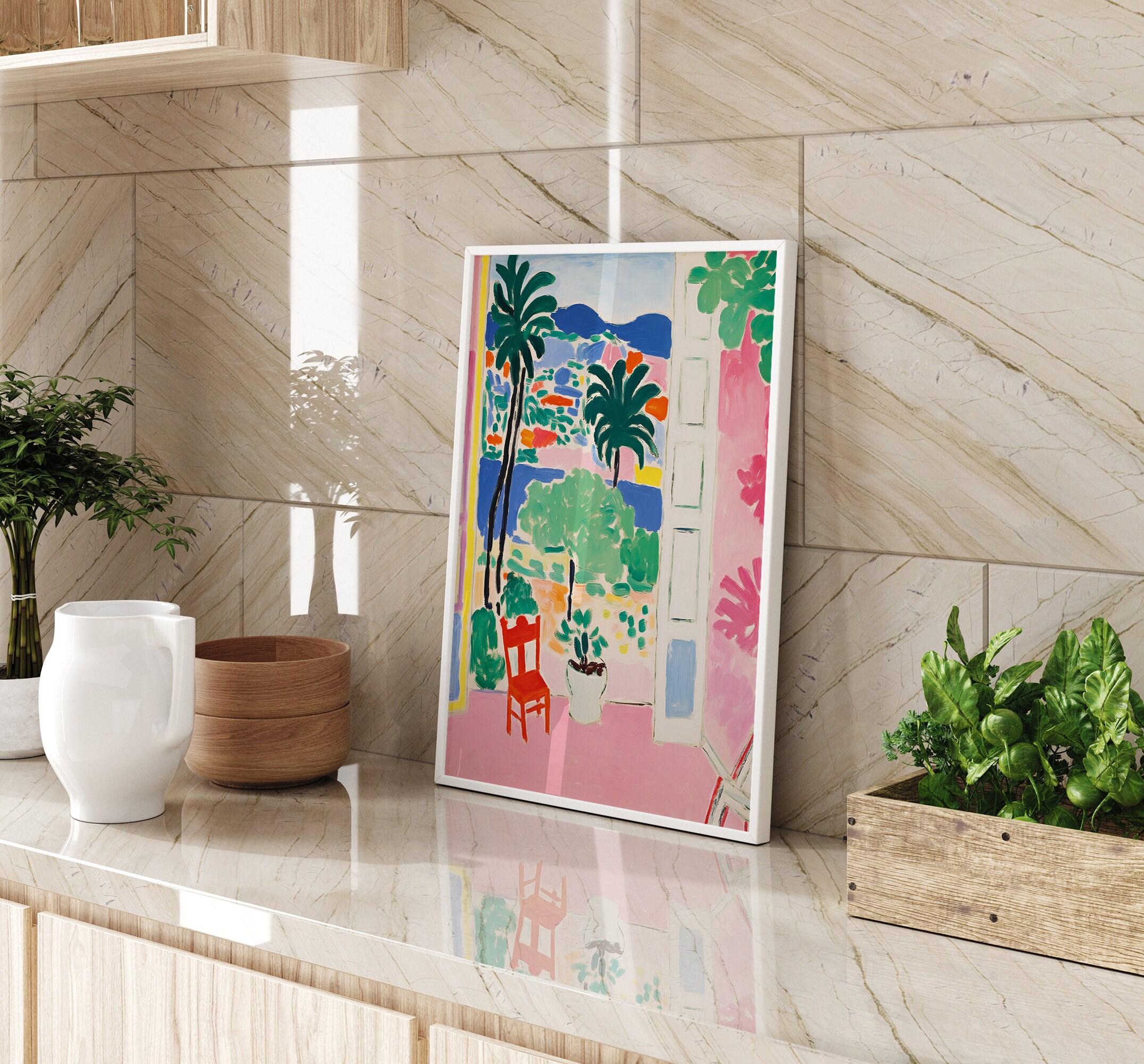 Henri Matisse Pink Studio Wall Art Colorful Poster Print - Etsy