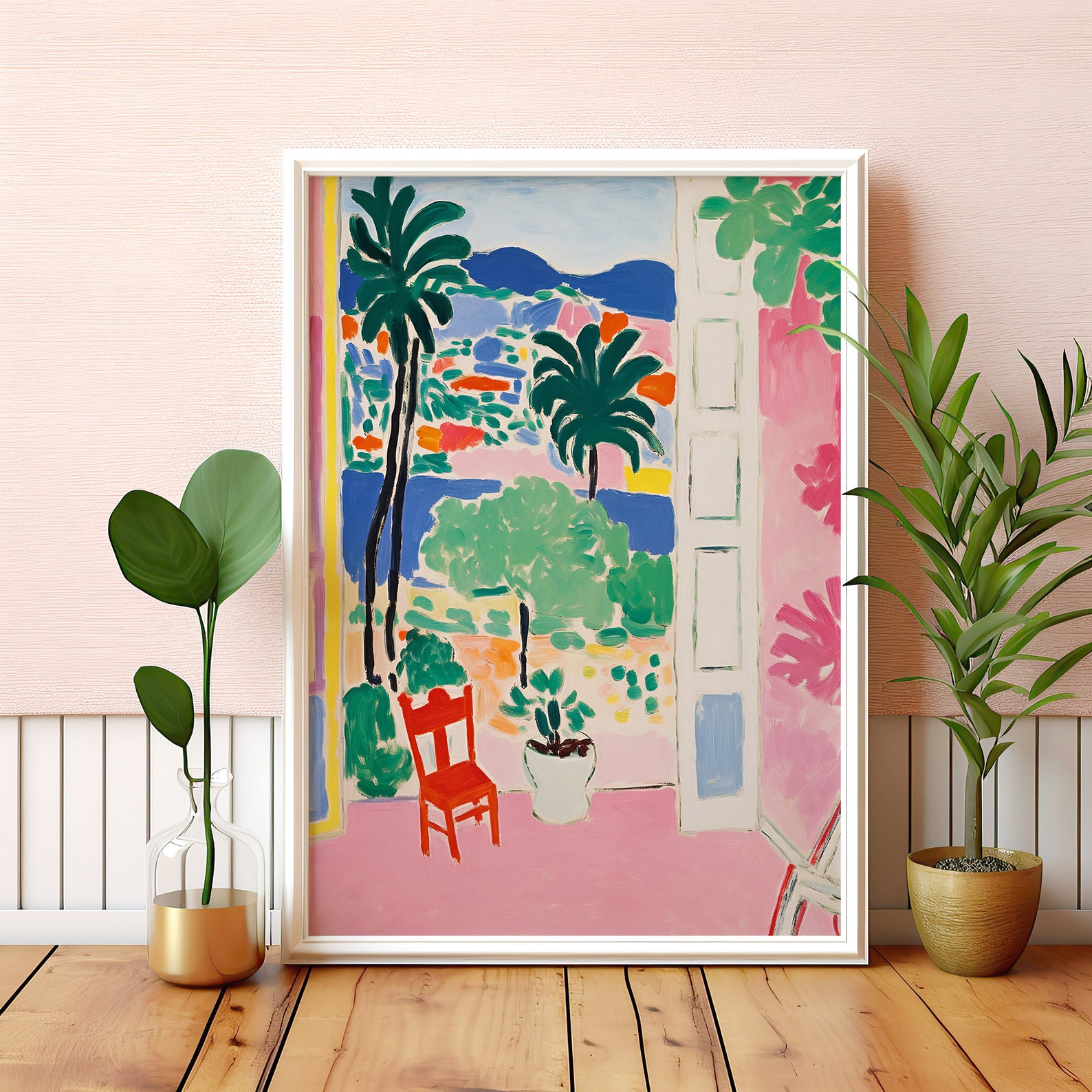Henri Matisse Pink Studio Wall Art Colorful Poster Print - Etsy