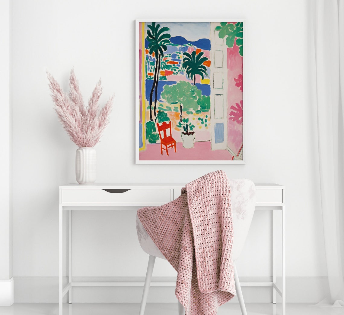Henri Matisse Pink Studio Wall Art Colorful Poster Print - Etsy