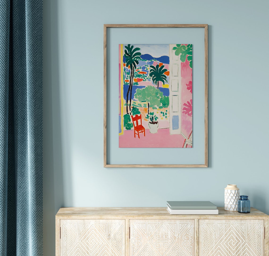 Henri Matisse Pink Studio Wall Art Colorful Poster Print - Etsy