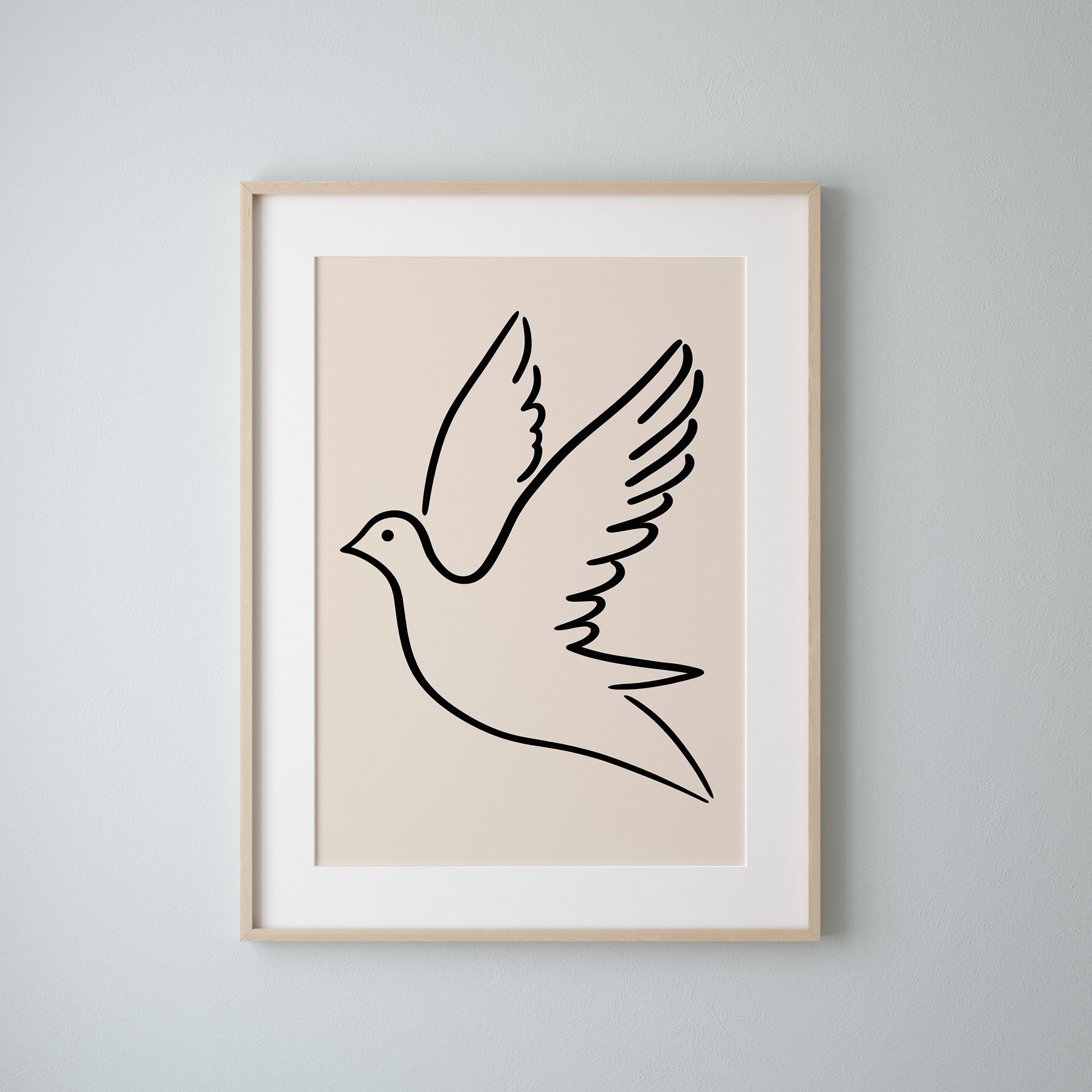 Pigeon Wall Art Print Henri Matisse Style Minimalist Modern Boho Poster ...