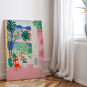 Henri Matisse Pink Studio Wall Art, Colorful Poster Print, Eclectic ...