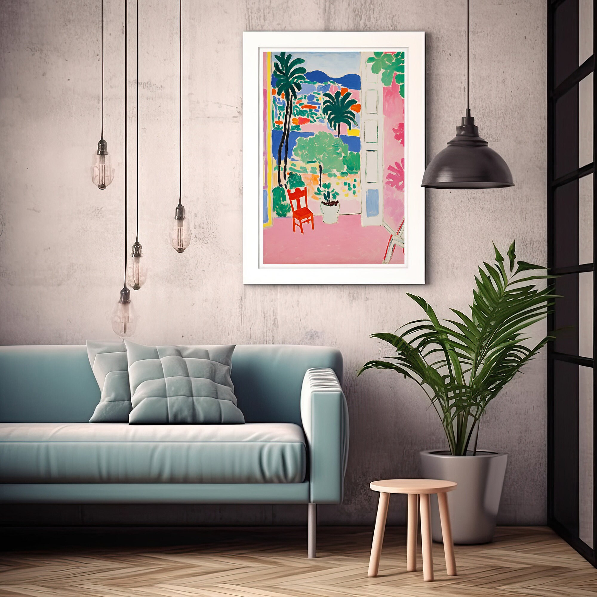 Henri Matisse Pink Studio Wall Art Colorful Poster Print - Etsy