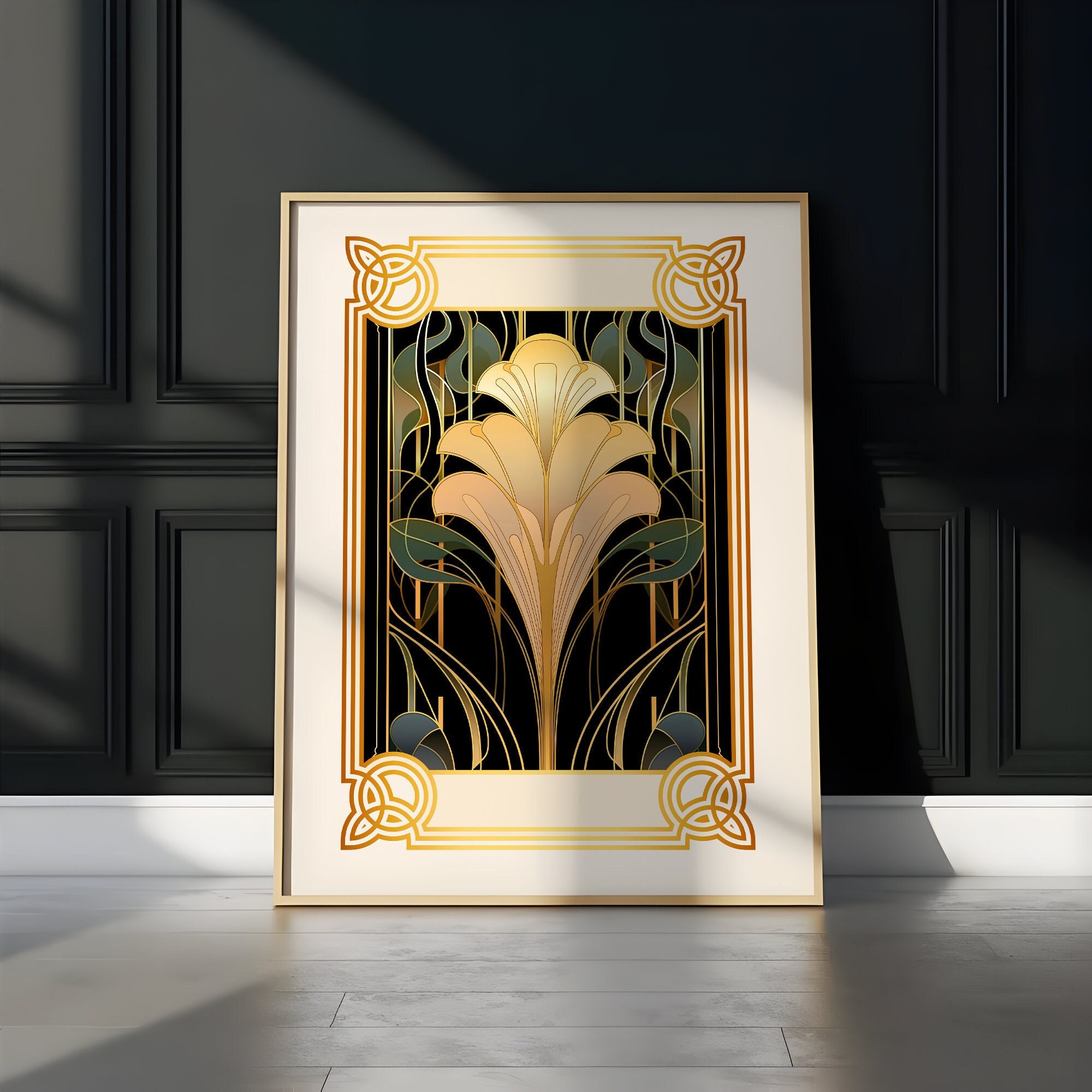 Art Deco PRINTABLE Wall Art Trendy Print Vintage Style Poster Art Deco ...