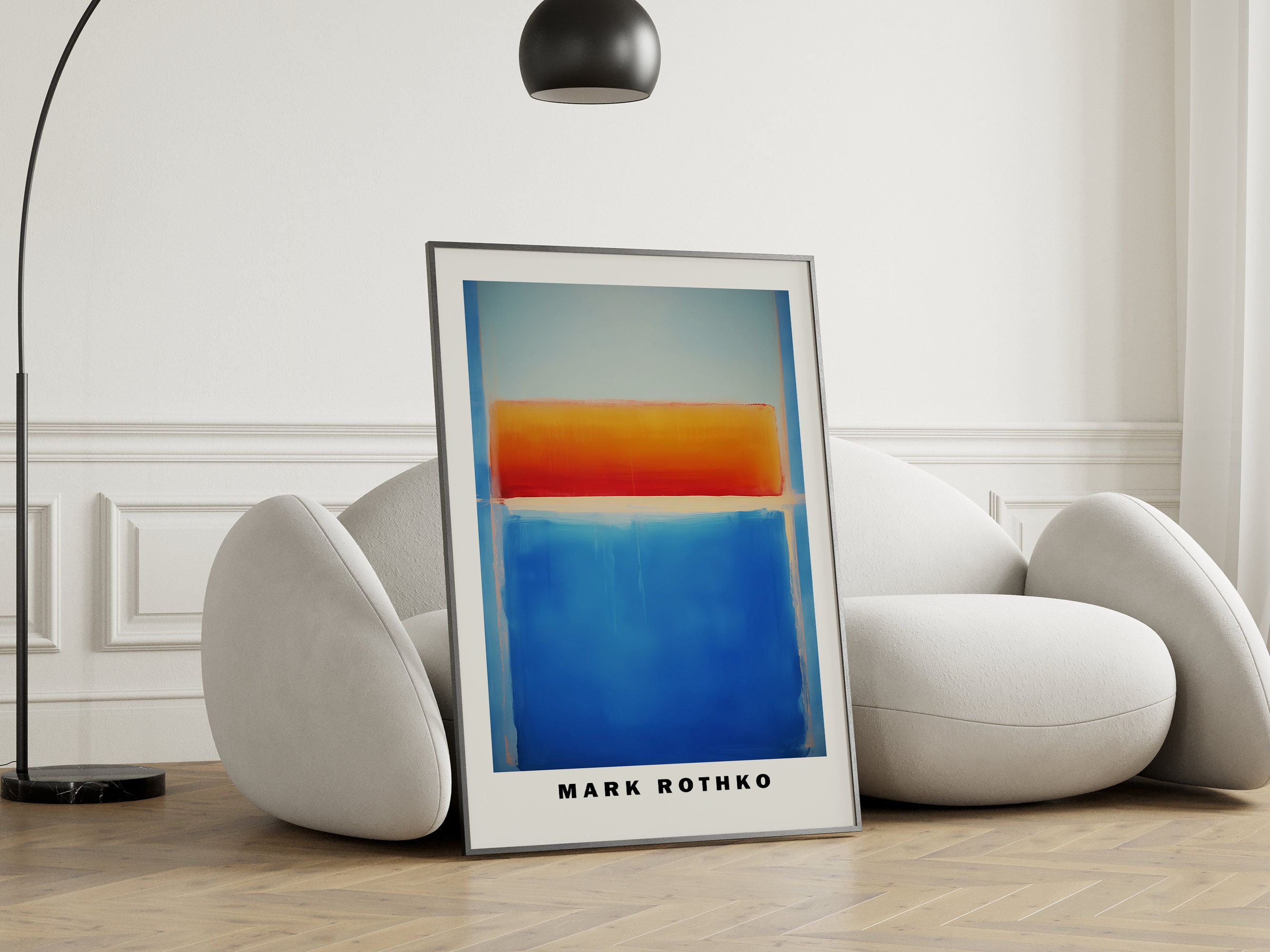 Mark Rothko Inspired Print Abstract Wall Art in Two Versions - Etsy