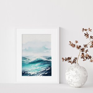 Coastal Art, Nautical Poster, Beach House Wall Art, Marine Life Print ...