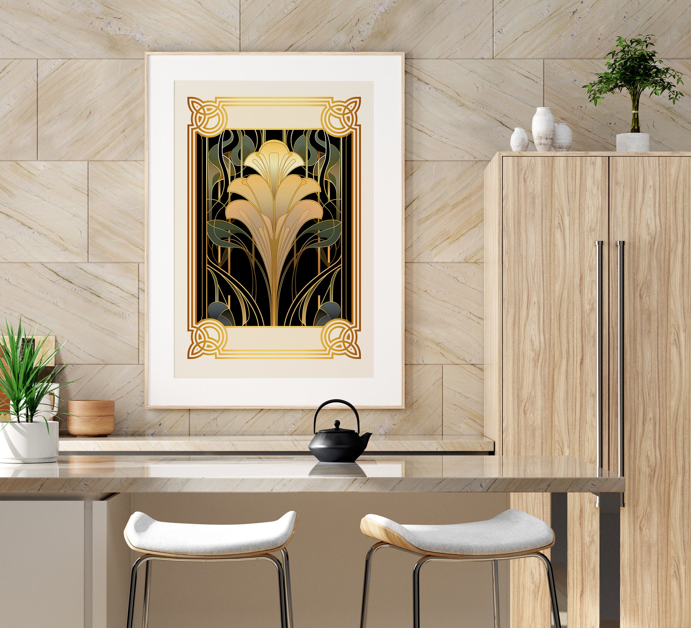 Art Deco PRINTABLE Wall Art Trendy Print Vintage Style Poster Art Deco ...