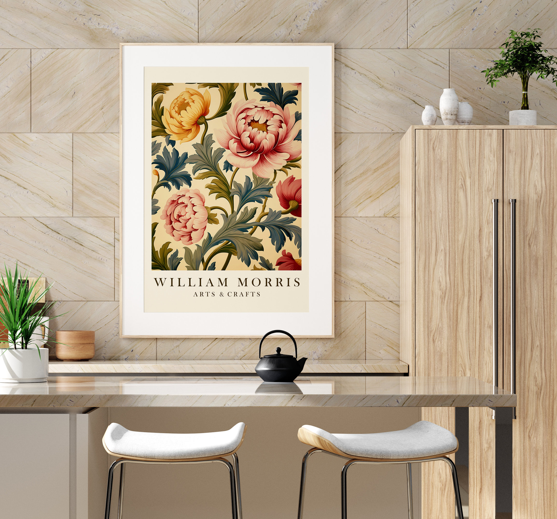 William Morris Print Floral Wall Art Decor Botanical Art Poster ...