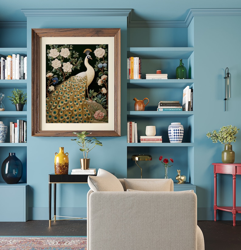 William Morris Peacock Print: Vintage Floral Wall Art, Art Nouveau ...