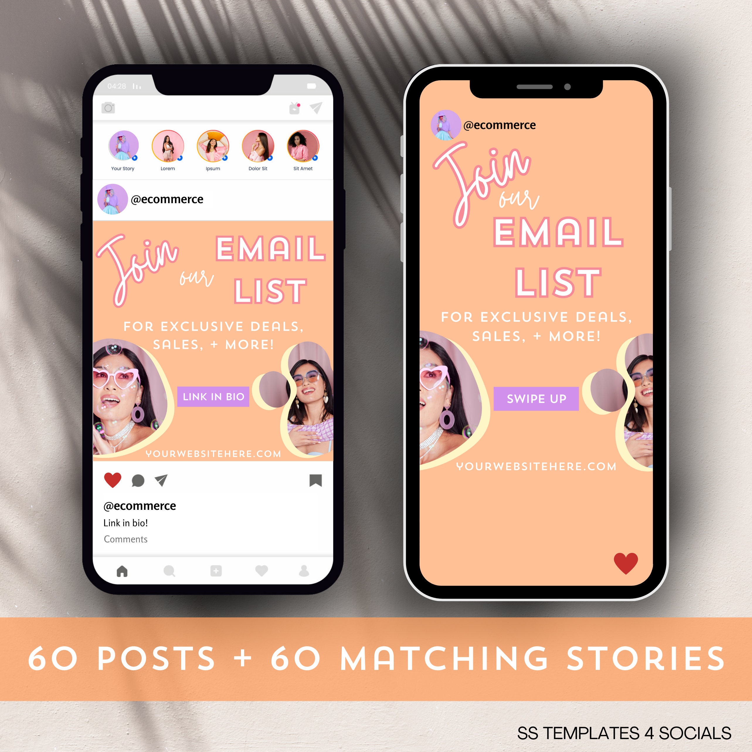 Ecommerce Instagram Template | Social Media Template Ecommerce ...