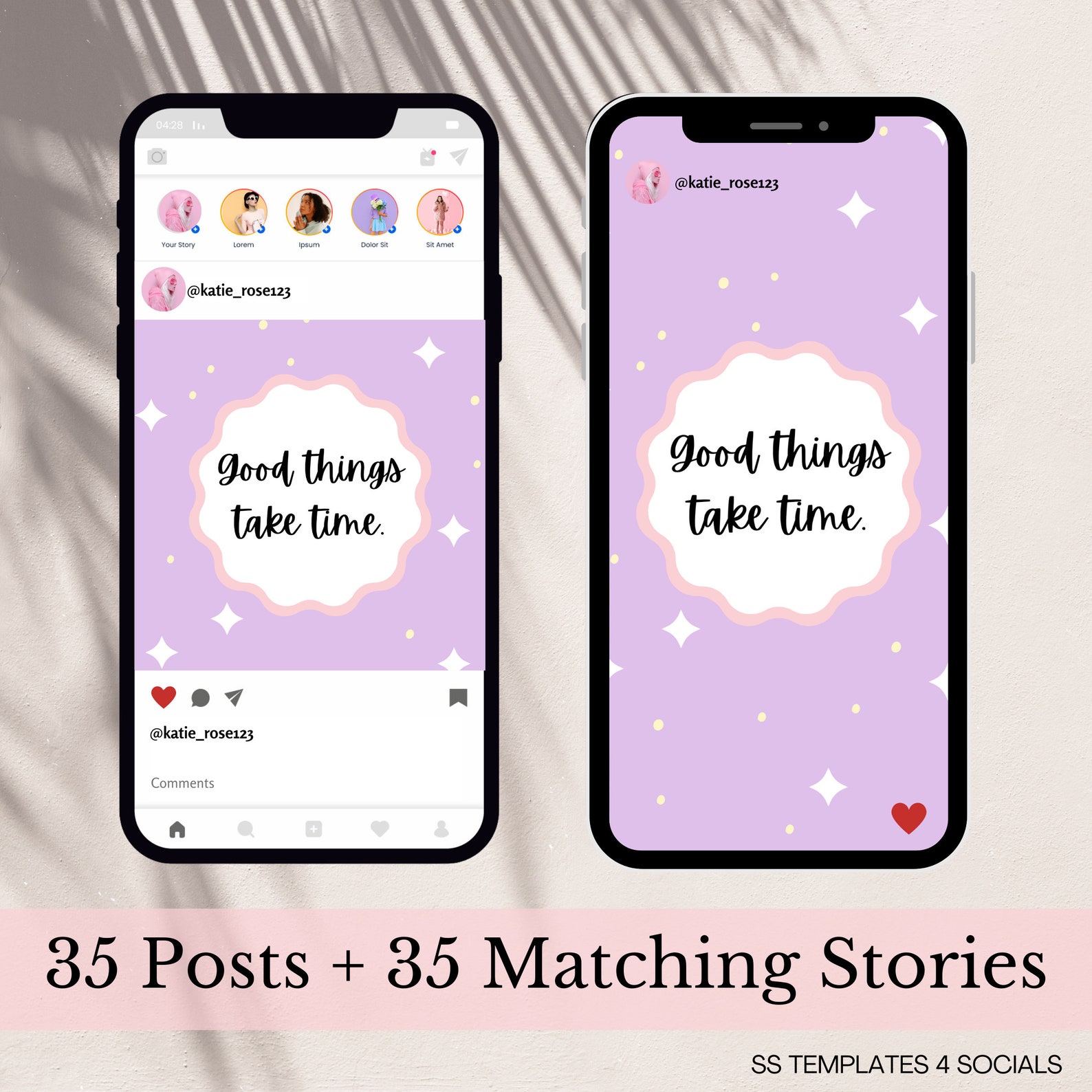 70 Instagram Templates Rainbow Pastel Instagram Post - Etsy