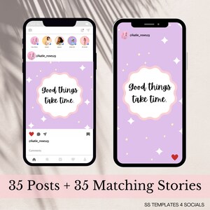 70 Instagram Templates Rainbow Pastel | Instagram Post Templates ...