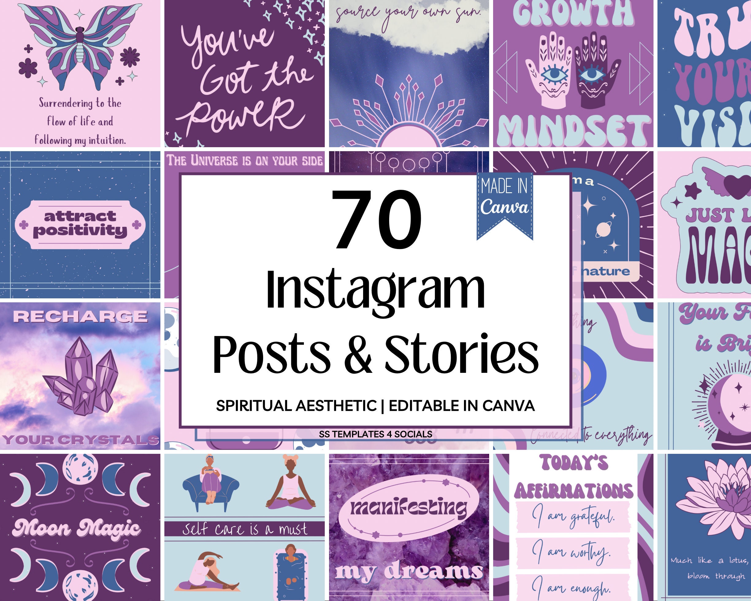 Spiritual Instagram Template | Astrology Instagram Template | Mystical ...