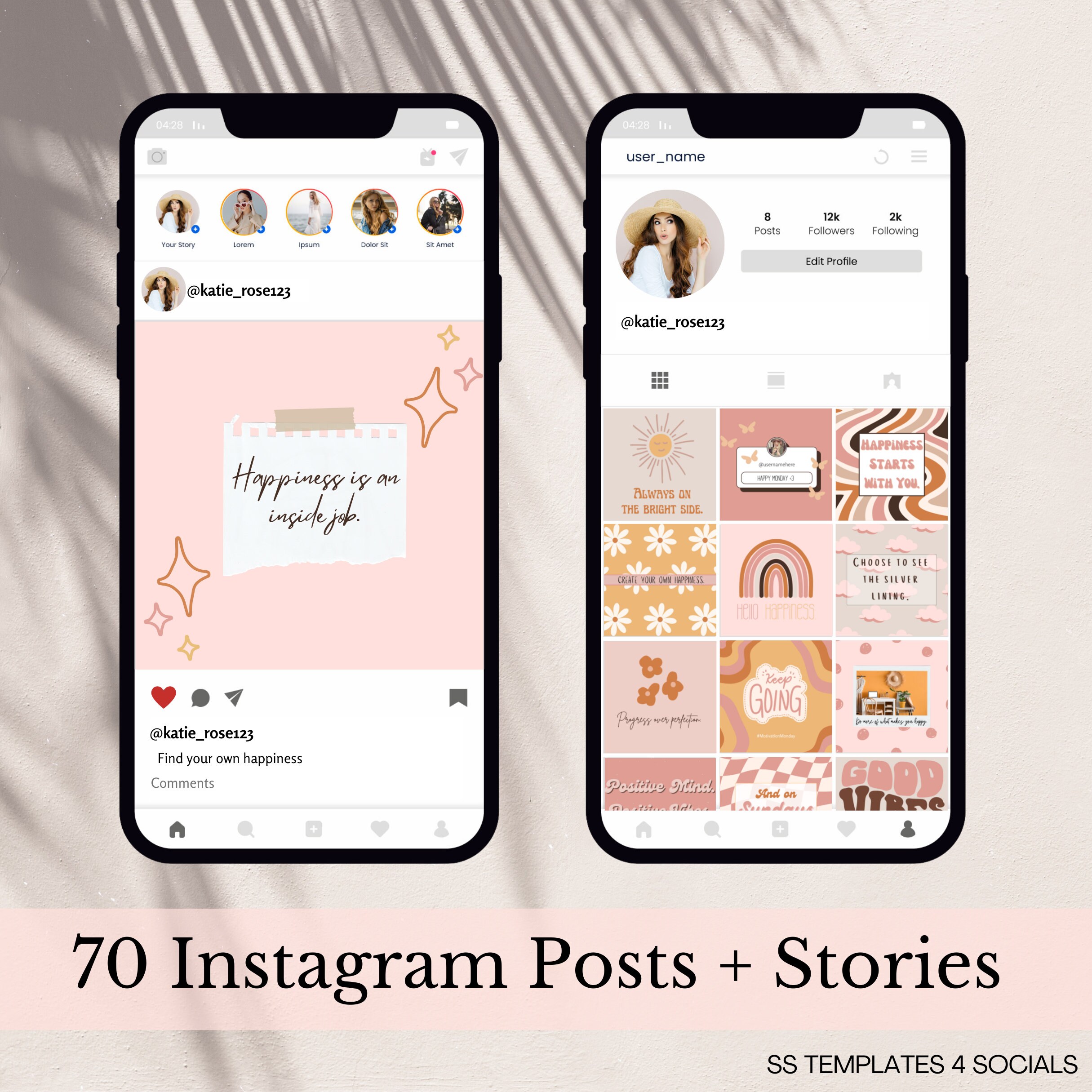 70 Instagram Templates Instagram Post Templates Instagram Story ...