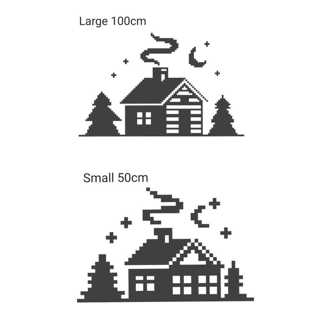 Log Cabin Cross Stitch Pattern PDF - Etsy
